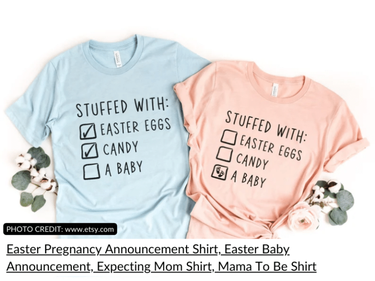 Super Fun Easter Pregnancy Announcement Ideas!