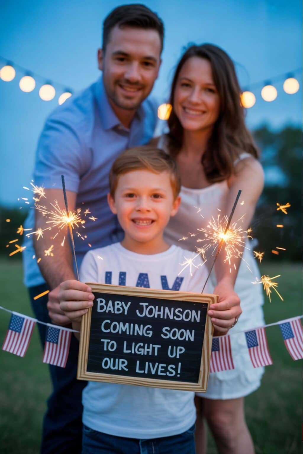 50+ Cute Fourth of July Baby Announcement Ideas