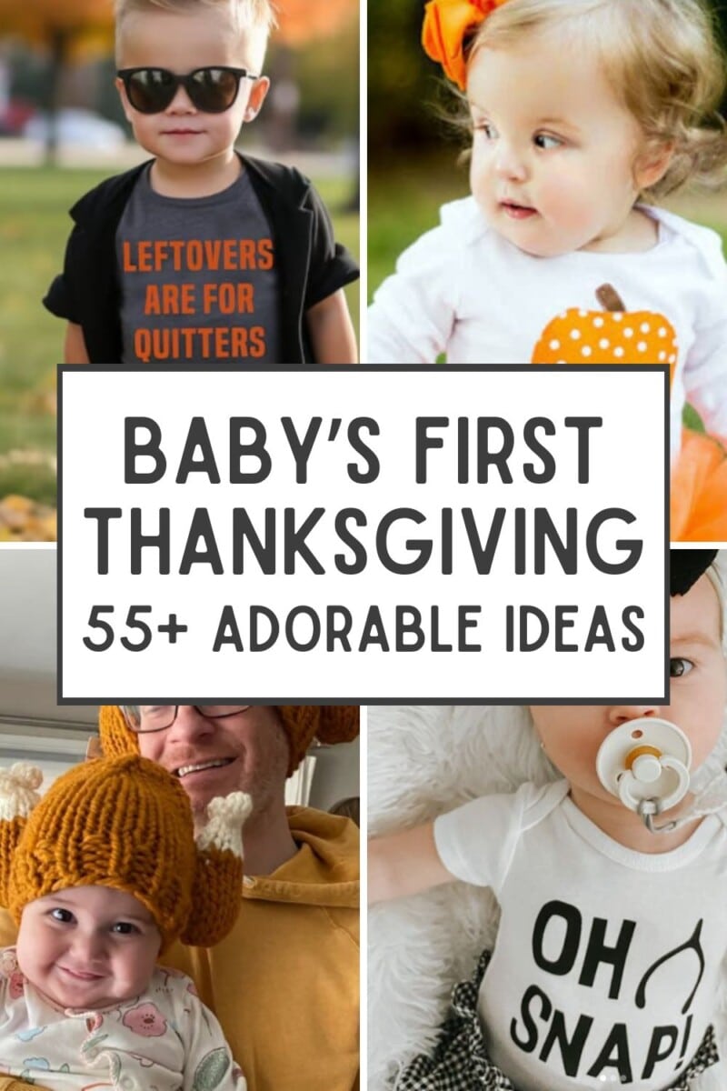 55 Adorable Ideas for Baby's First Thanksgiving