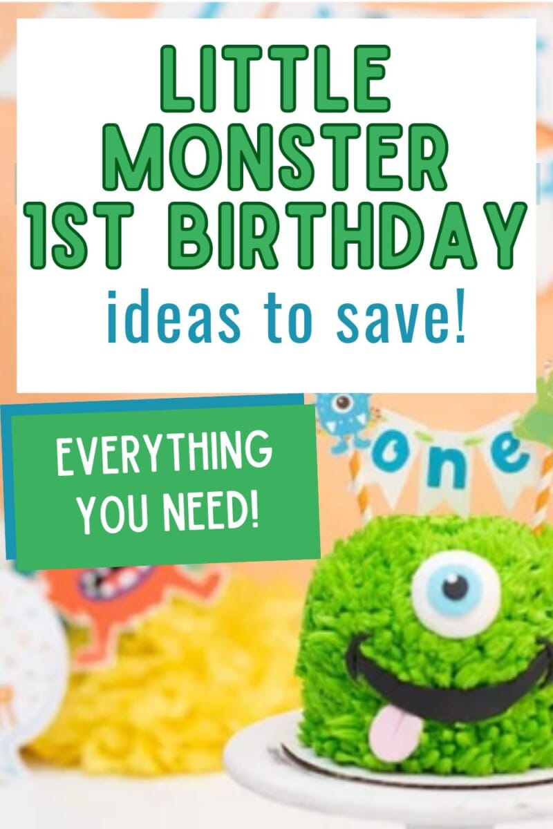 50+ Little Monster First Birthday Ideas - Our Little Monster is Turning ...