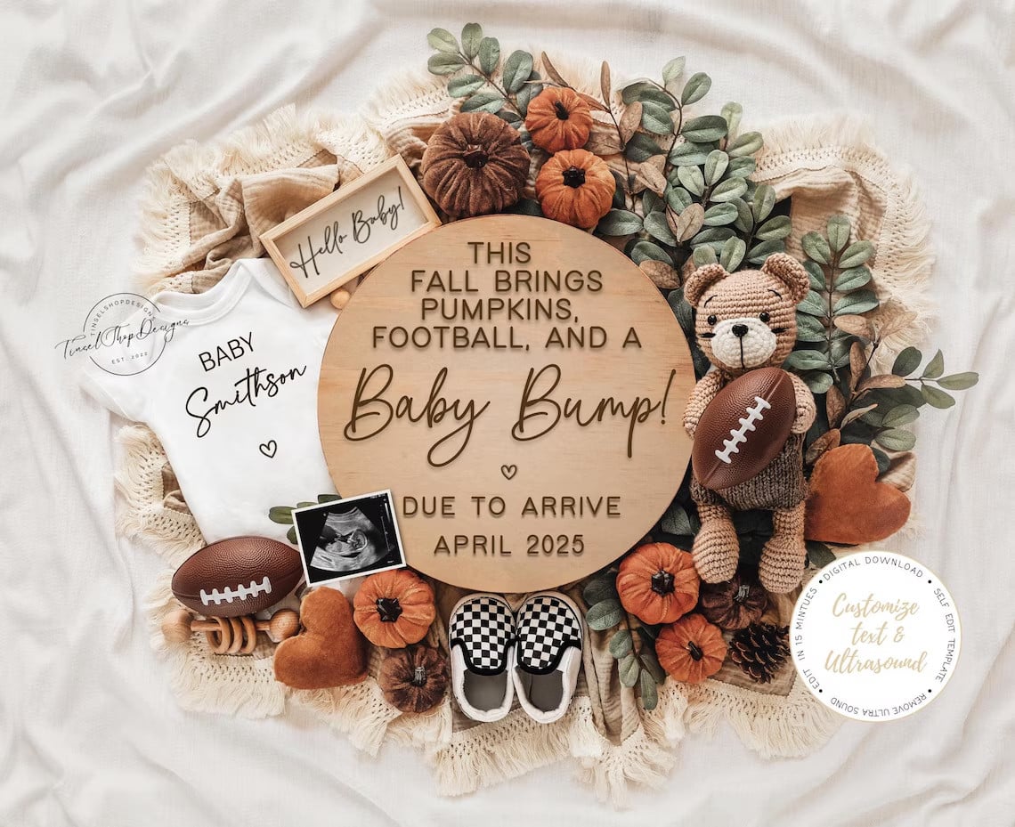 30+ Fun October Pregnancy Announcement Ideas for Fall Baby Reveals