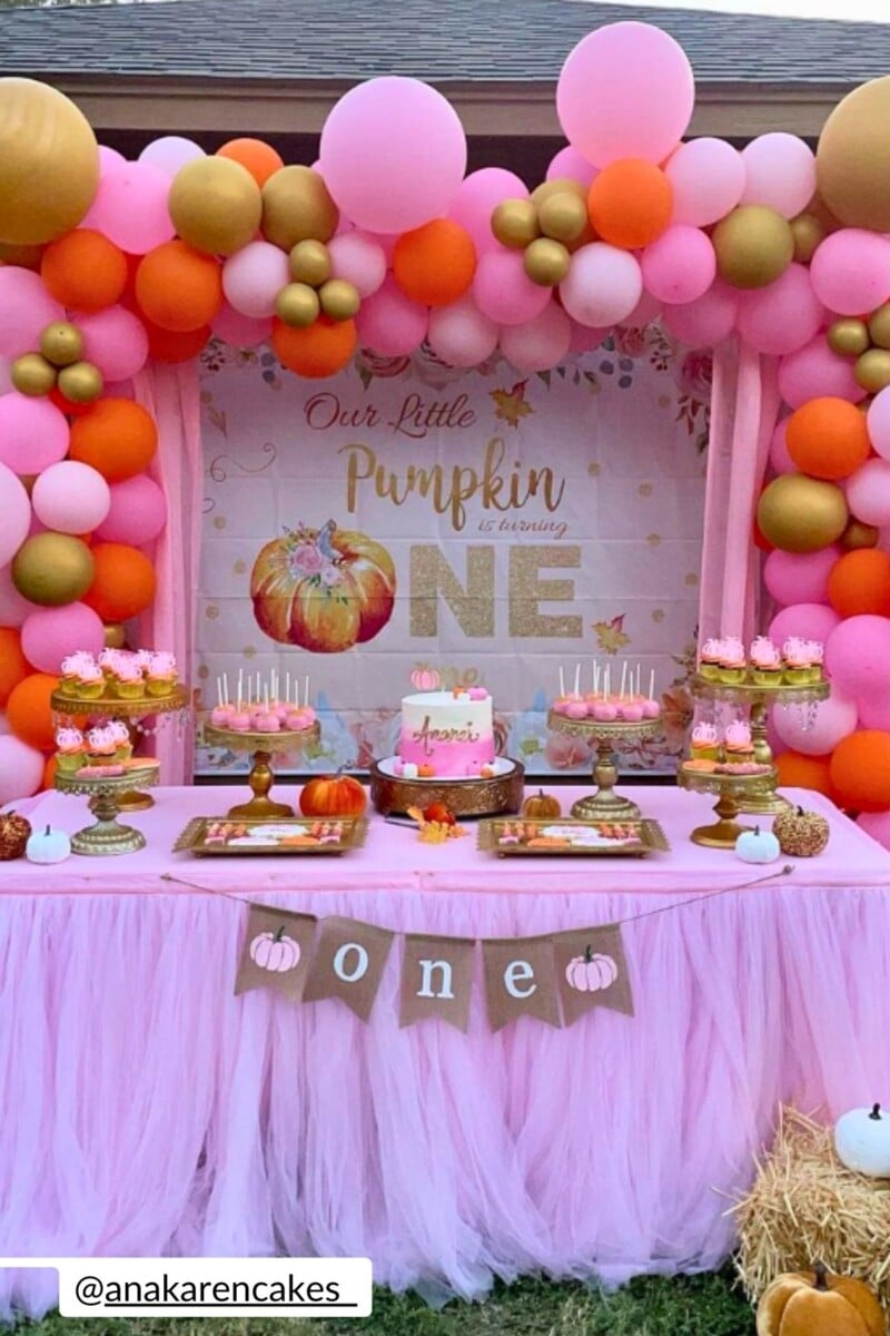 Best Pumpkin First Birthday Ideas for Your Baby Girl
