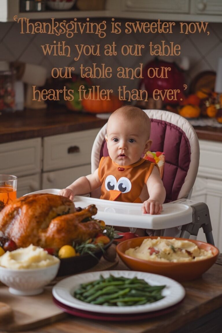 90 Baby’s First Thanksgiving Quotes to Celebrate the Little Moments