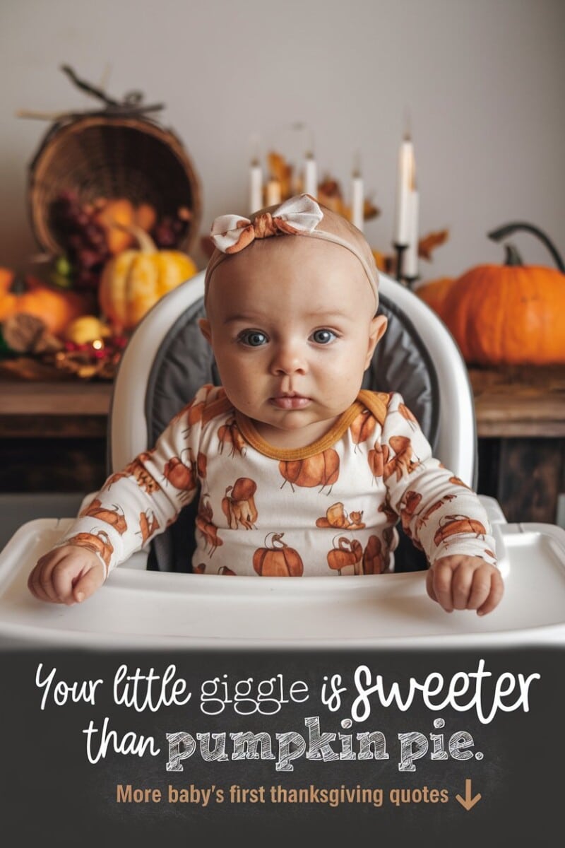 90 Baby’s First Thanksgiving Quotes to Celebrate the Little Moments