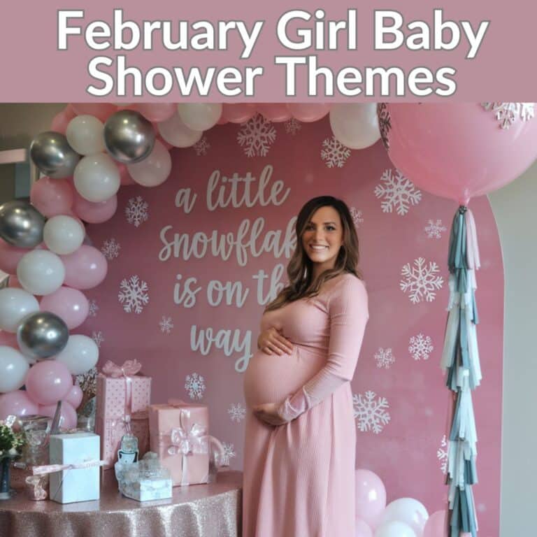 Lovely February Girl Baby Shower Themes