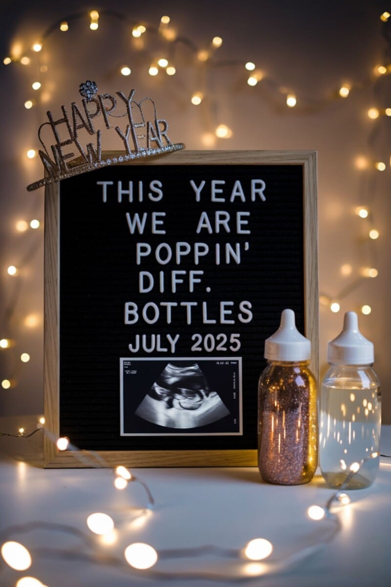 7 Fun Ways to Announce Your Pregnancy on New Year’s Eve (or Day!)