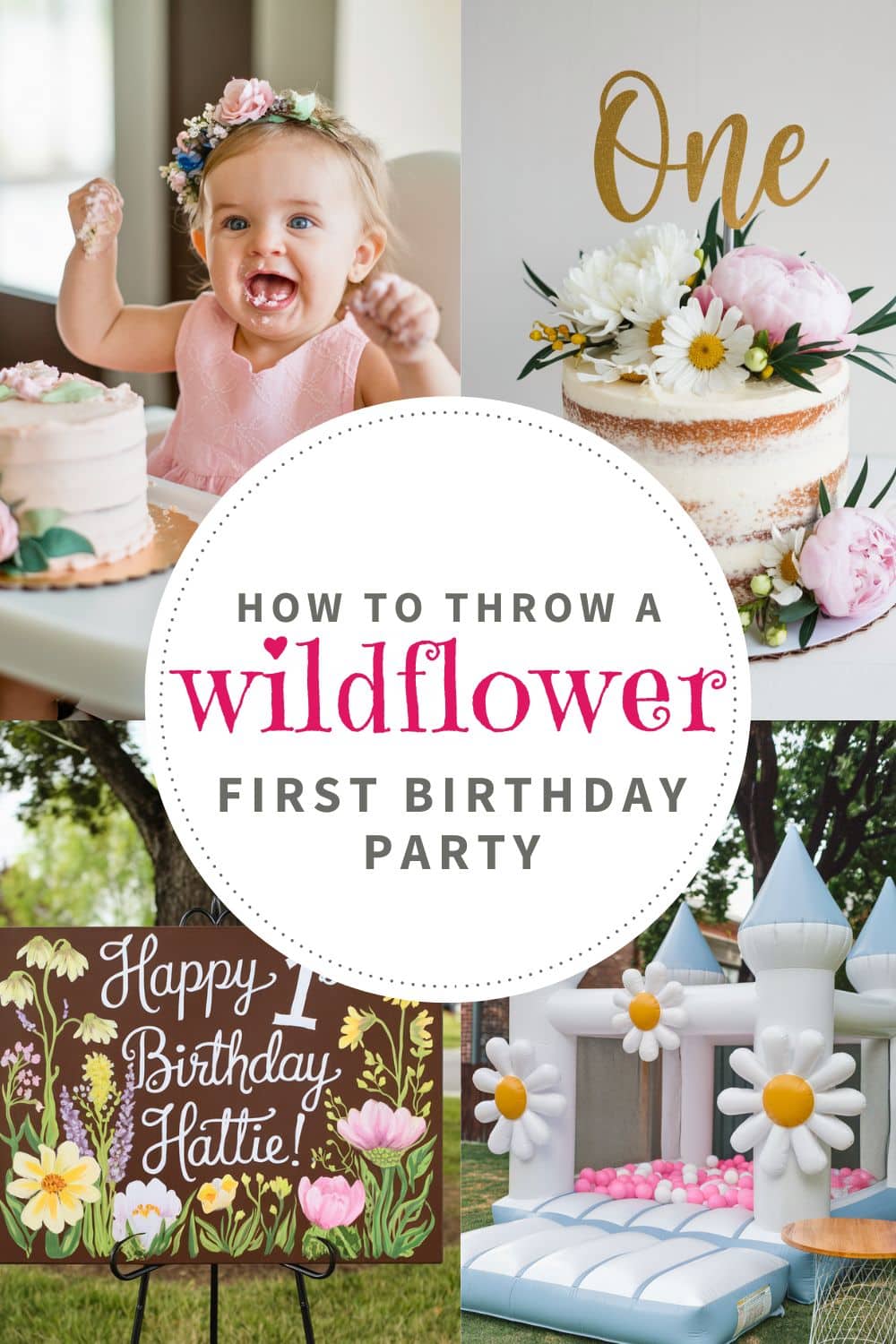25+ Cutest Wildflower First Birthday Party Ideas