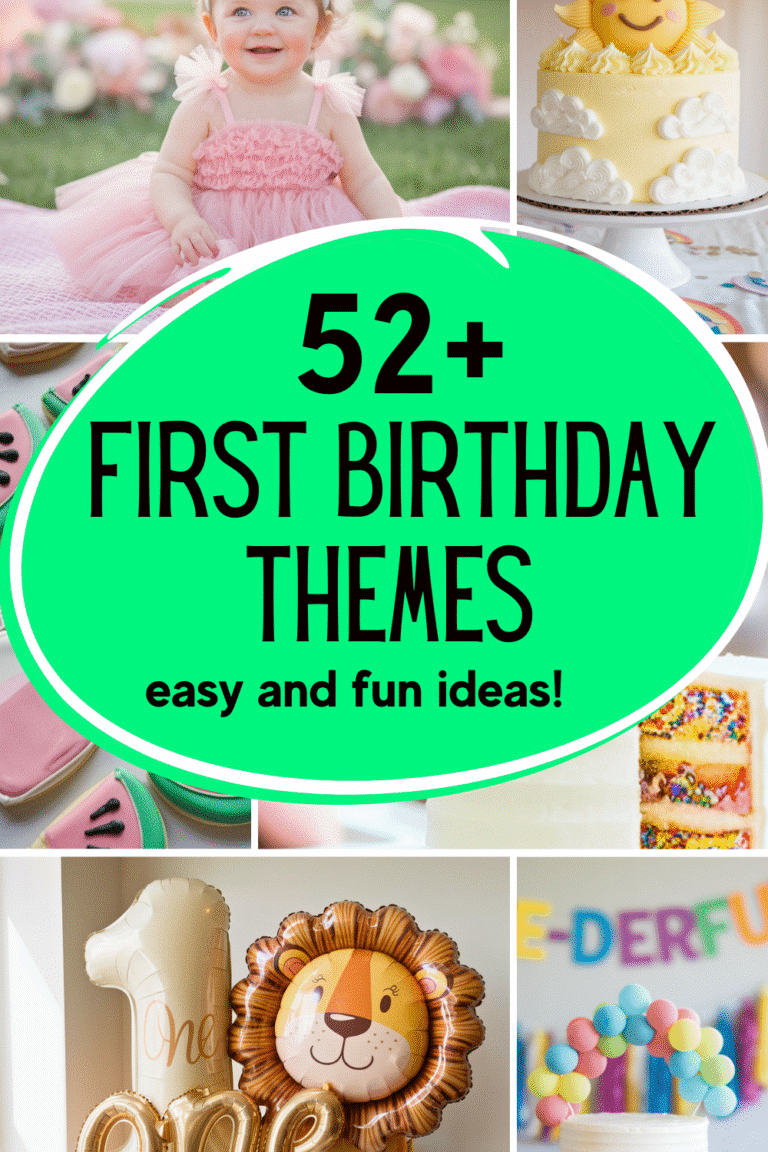 52 First Birthday Party Themes for Boys, Girls & Every Season