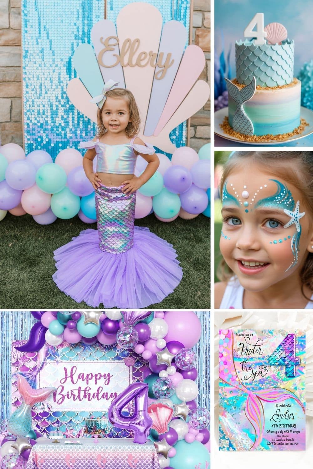 26 Adorable + Creative 4th Birthday Party for Girls Theme Ideas