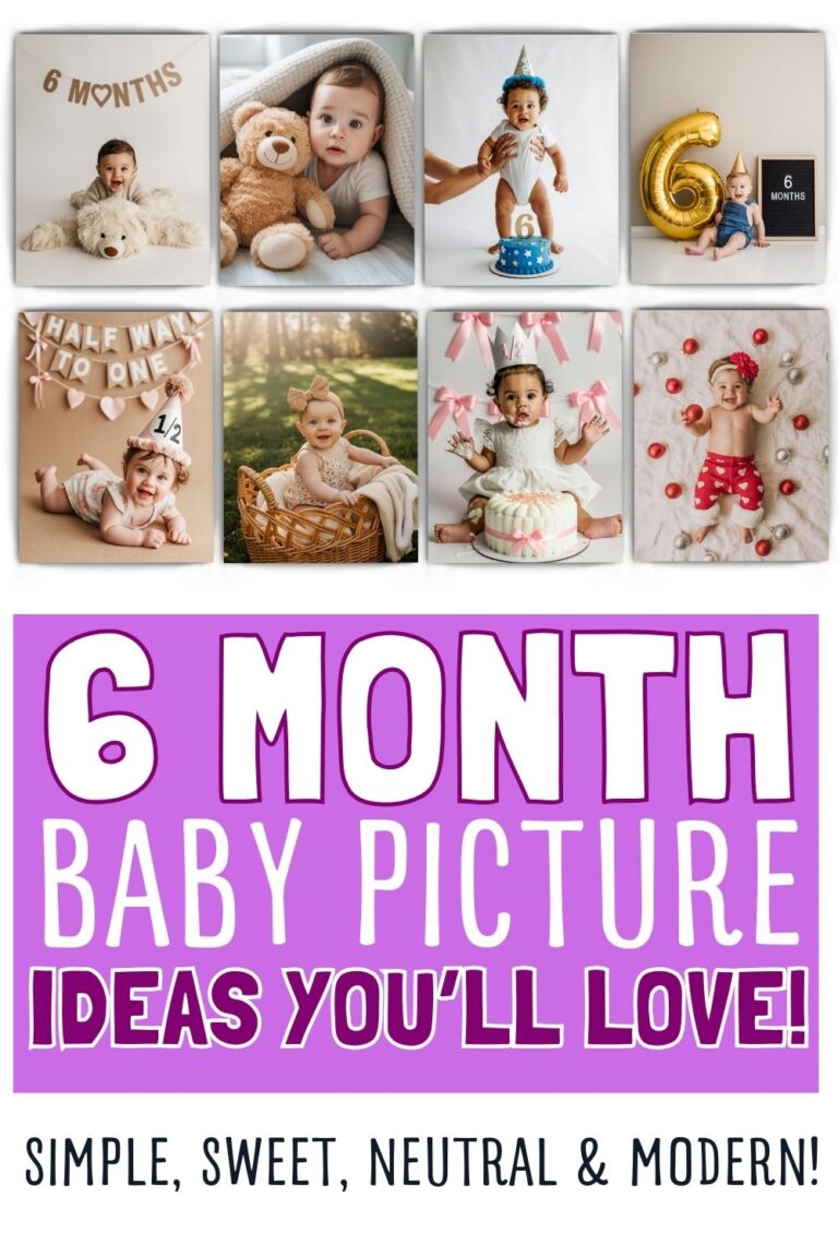 6 Month Baby Picture Ideas: Cute, Creative, and So Much Fun