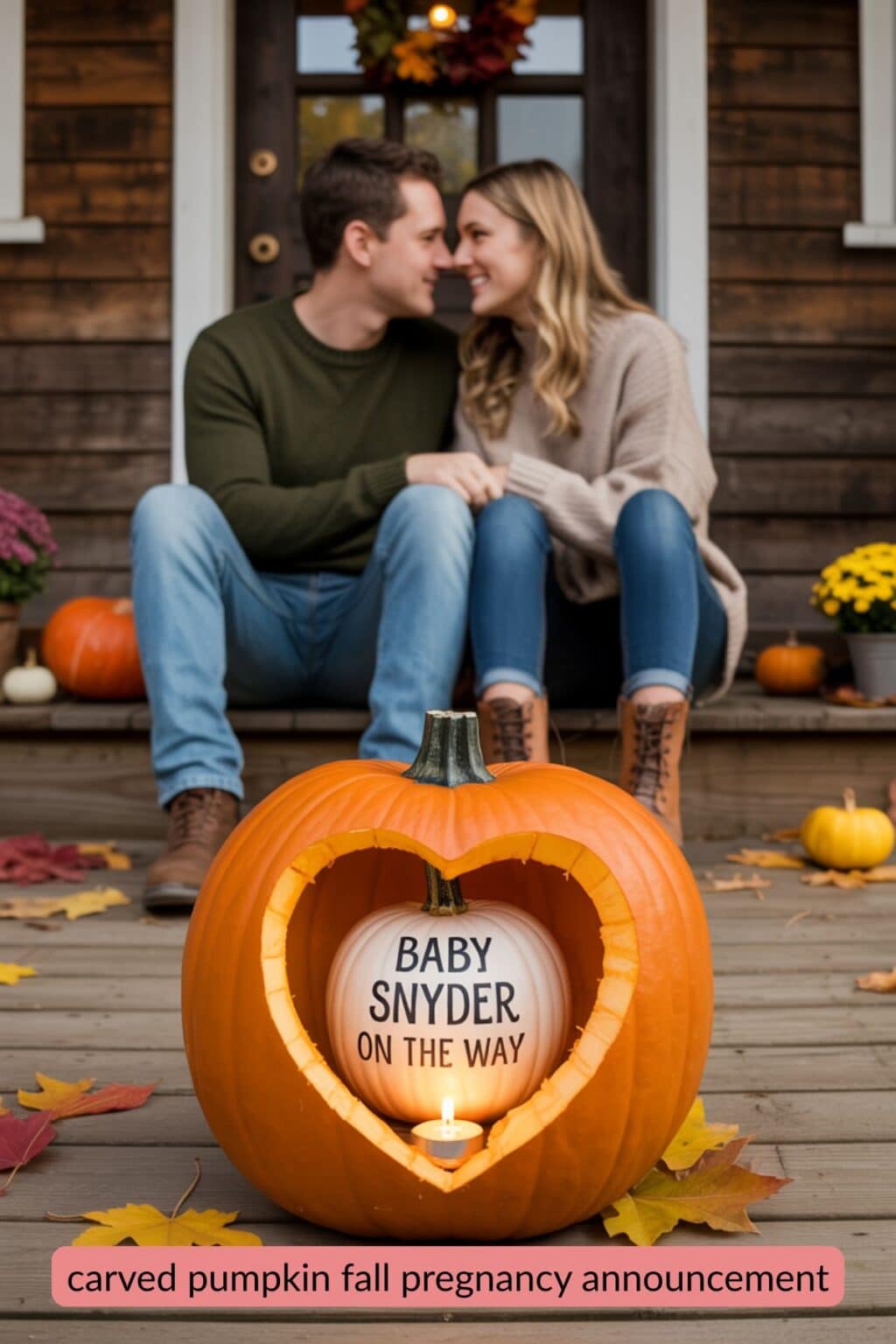25+ Cozy & Creative Fall Pregnancy Announcement Ideas