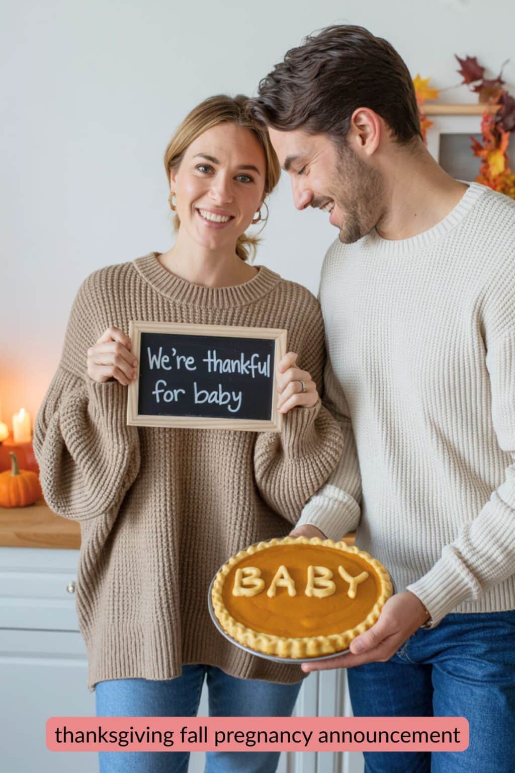 25+ Cozy & Creative Fall Pregnancy Announcement Ideas