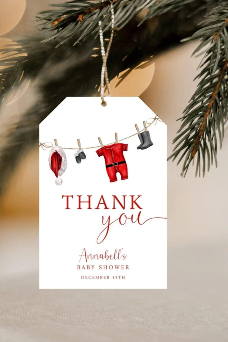 25+ Santa Baby Baby Shower Ideas That Are Cute, Festive & So Merry