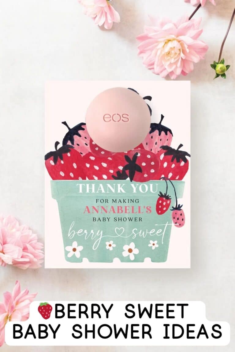 21 Berry Sweet Baby Shower Ideas That Are So Cute and Easy to Pull Off