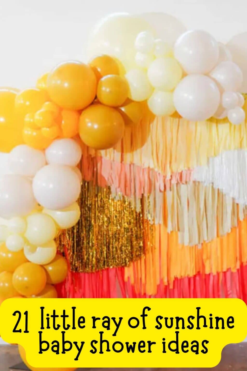 Little Ray of Sunshine Baby Shower Ideas (21 Sweet Ways to Celebrate)