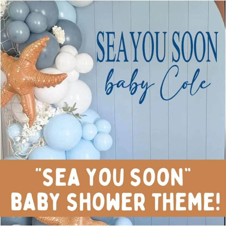 21 Sea You Soon Baby Shower Ideas (A Sweet Summer Theme That Just Works)