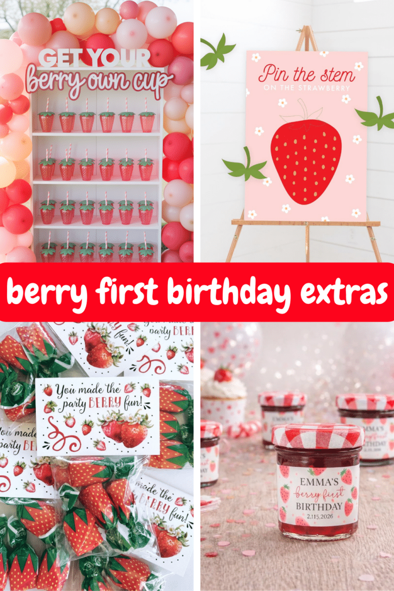 23 Berry First Birthday Ideas for a Sweet + Simple Party