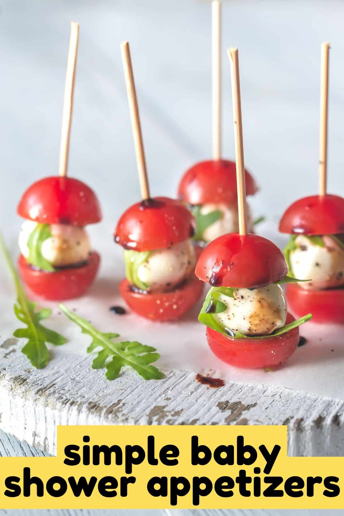65+ Baby Shower Appetizers: Simple Finger Foods (Cold & Hot Options on ...