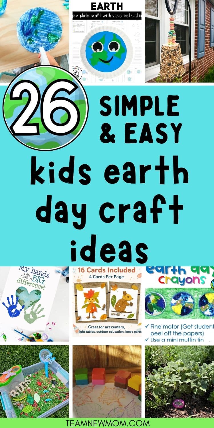 26 Fun & Easy Earth Day Crafts for Kids
