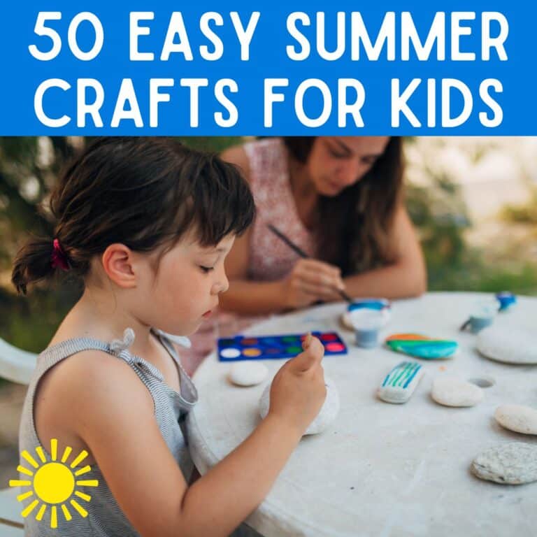 50 Easy Summer Crafts for Kids (Fun Ideas to Beat “I’m Bored” All ...