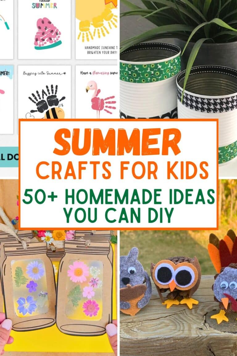 50 Easy Summer Crafts for Kids (Fun Ideas to Beat “I’m Bored” All ...