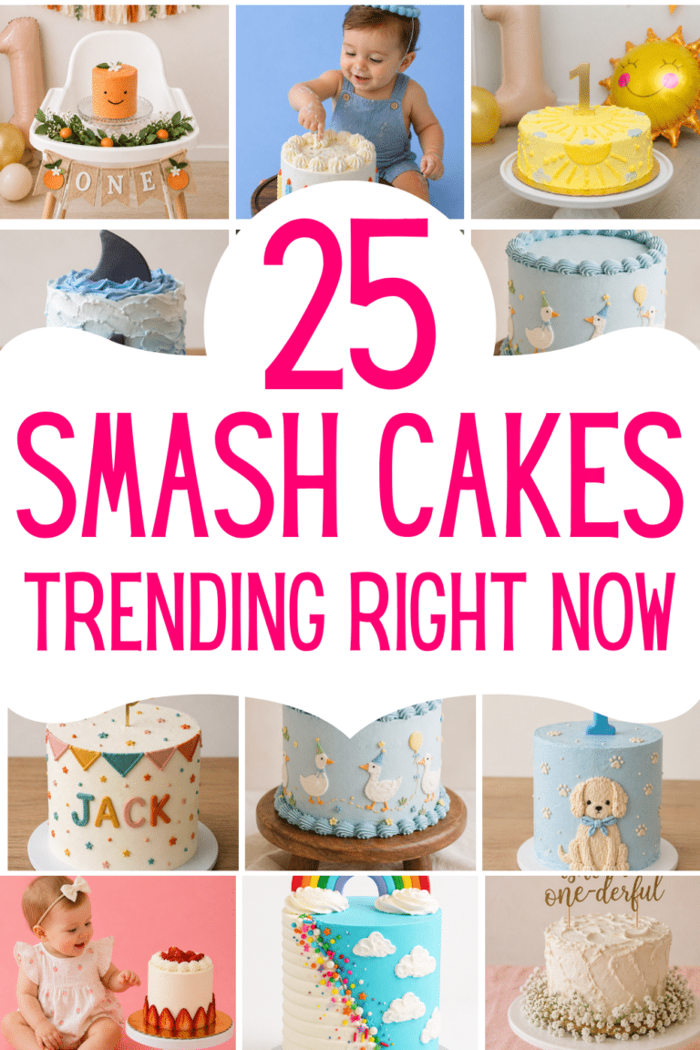 25 Smash Cake Ideas That Are Almost Too Cute to Smash