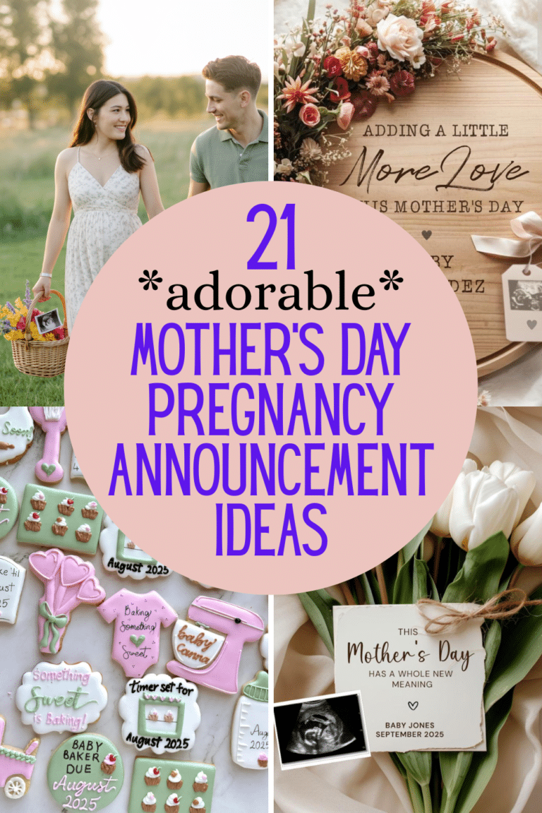 21 Sweet and Creative Mother’s Day Pregnancy Announcement Ideas (So ...