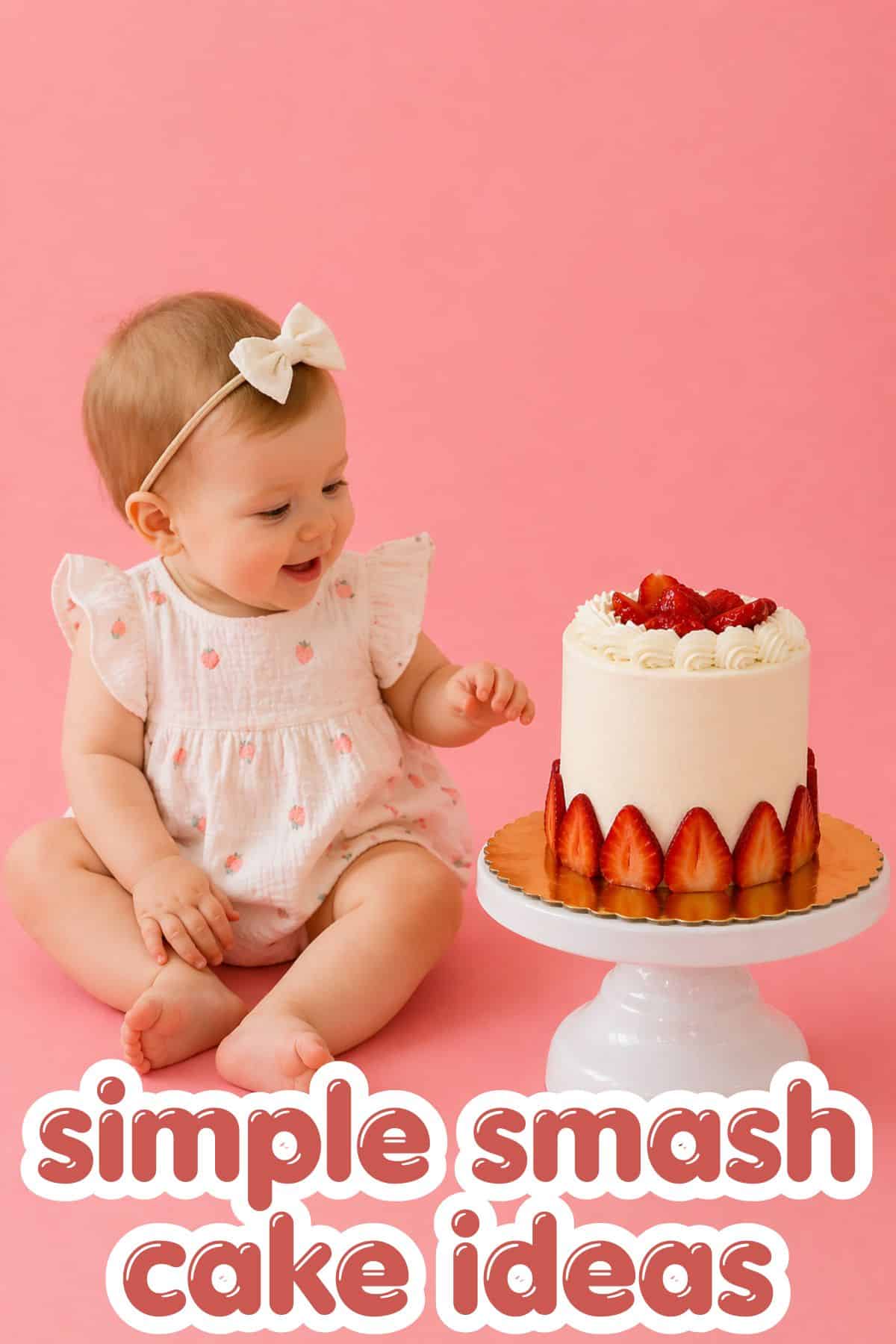 25 Smash Cake Ideas That Are Almost Too Cute to Smash